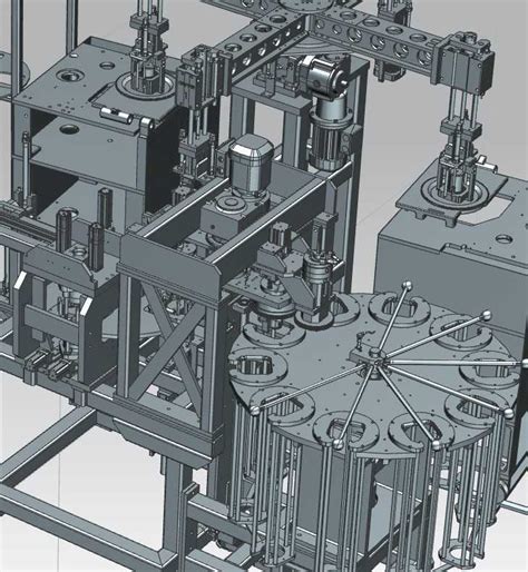 艳丽其它设备 吨双转台核心设备3D模型下载 三维模型 UG NX模型 制造云 产品模型