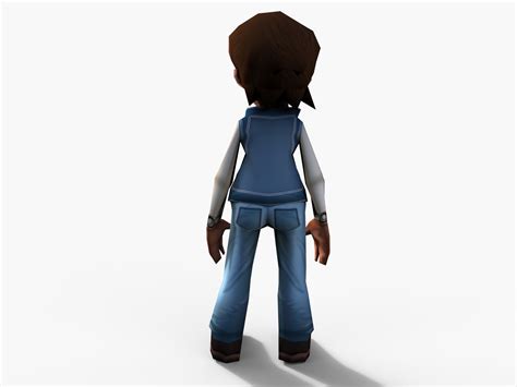만화 소년 3d 모델 49 3ds Fbx Max Ma Obj Free3d