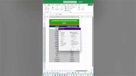 👌 Excel Advance Trick To Highlight Mismatched Row Data In Excel Ethica Youtube