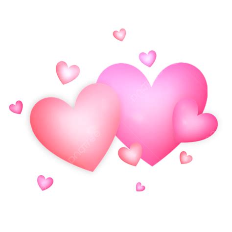 귀여운 하트 핑크 복숭아 마음 분홍색 하트 핑크 Png 일러스트 및 Psd 이미지 무료 다운로드 Pngtree