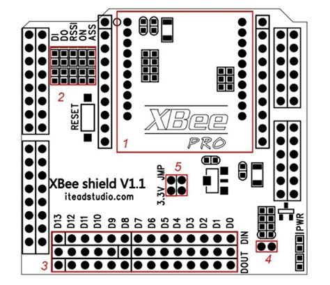 Arduino Xbee Shield Bluetooth Wifi Arduino Shield Motorobit