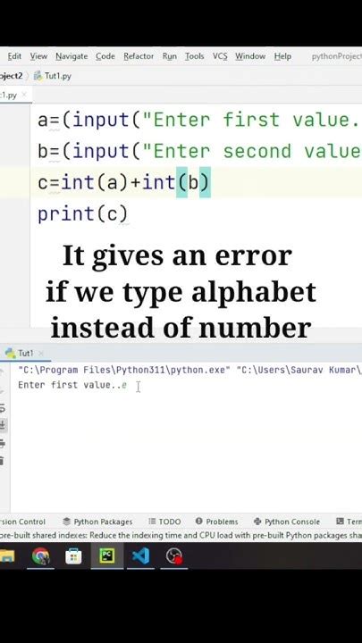 Try And Except In Python Python For Beginners Coding Shortvideo Youtube