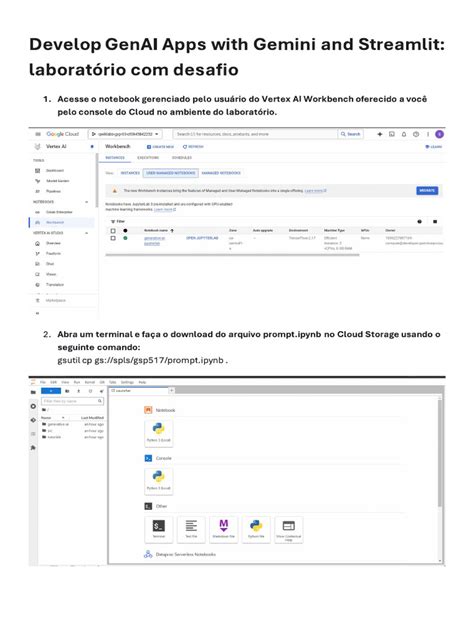 Atualizado Develop Genai Apps With Gemini And Streamlit Desafio Pdf
