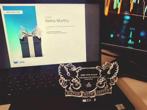 Neha Murthy Acca On Linkedin Truly Humbled To Have Received The Lseg Cfo Award Operational