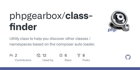 Github Phpgearbox Class Finder Utility Class To Help You Discover Other Classes Namespaces