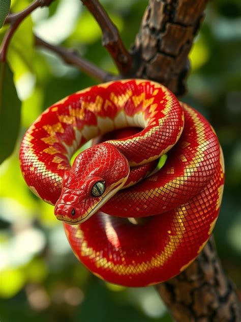 Red And Gold Python Red And Gold Python