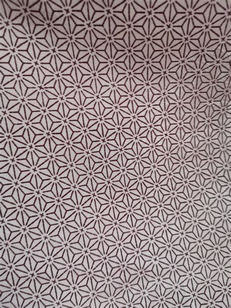 Vintage Japanese Kimomo Short Kimono Geometric Patt Gem