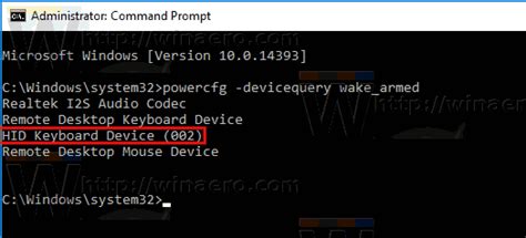 Prevent Device From Waking Computer In Windows