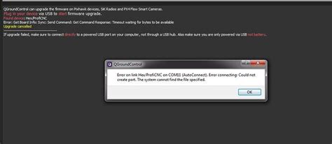 Firmware Upgrade Issues Copter 43 Ardupilot Discourse