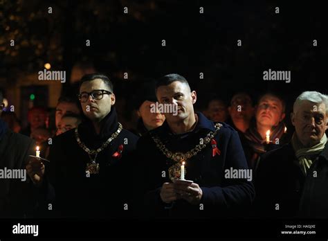 Lord Mayor Councilor Carl Austin Behan And His Husband Simon Austin Behan Taking Part In A Vigil