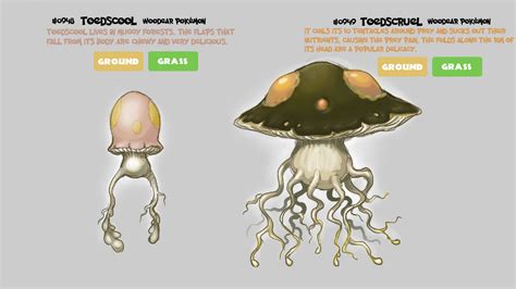 Toedscool And Toedscruel By Noupie On Deviantart