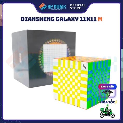 Diansheng Galaxy 11x11 M Có Nam Châm Sẵn H2 Rubik Shop