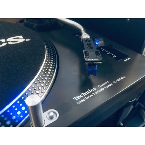 Technics 1210 Mk2 With Blue Led Conversion And Lid