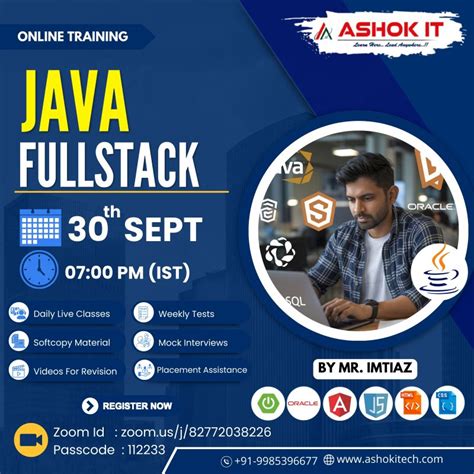 Ashok It On Linkedin Javafullstack Webdevelopment Fullstackdeveloper Learnjava Techskills