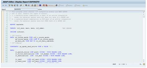 se38m sap tcode define variant for rapokzfx