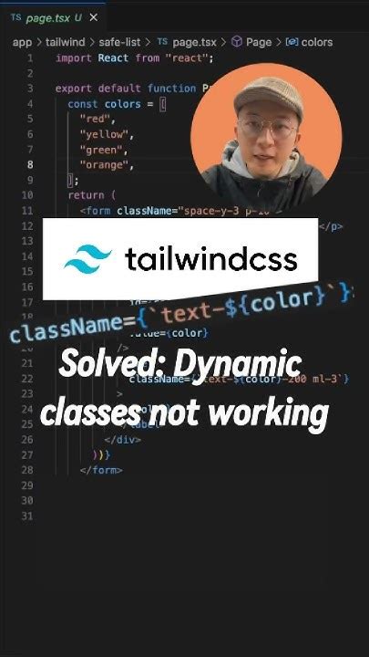 Solved Tailwind Css Dynamic Class Not Working Tailwindcss Webdevelopment Frontenddeveloper