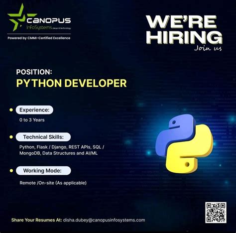 Python Developer Jobs For Freshers 2025