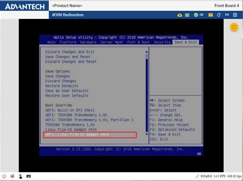 How To Install Operating System Remotely Through Bmc Web Ui Remote Storage Advantech Esg