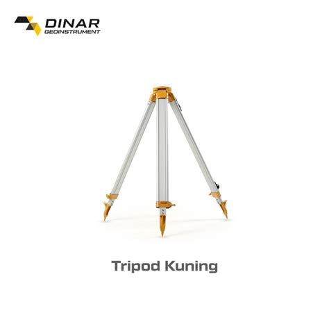 Tripod Statif Kuning Dudukan Kokoh Untuk Survey Pemetaan