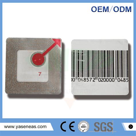EAS 40mm 40mm Paper Thin Soft China RF Label And Barcode Label