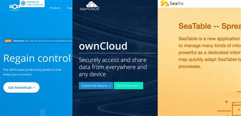 Tag Cloud Storage Comparison Nextcloud Vs Owncloud Vs Seafile Hongkiat