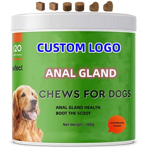 Private Label Supports Healthy Anal Gland Pet Snacks Promote High