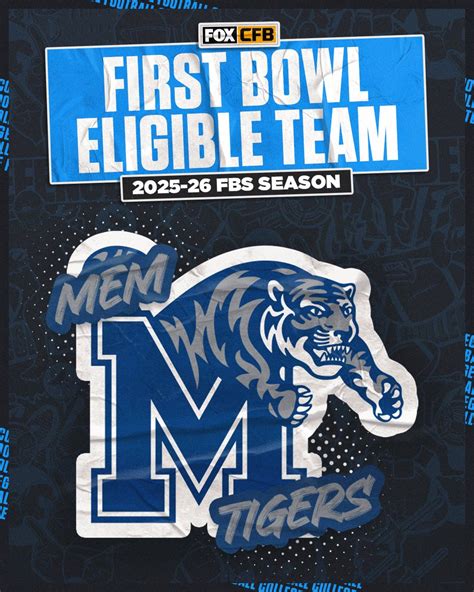Memphis Is The First Bowl Eligible Team Of The 2025 Season 🐅🔥 Memphisfb