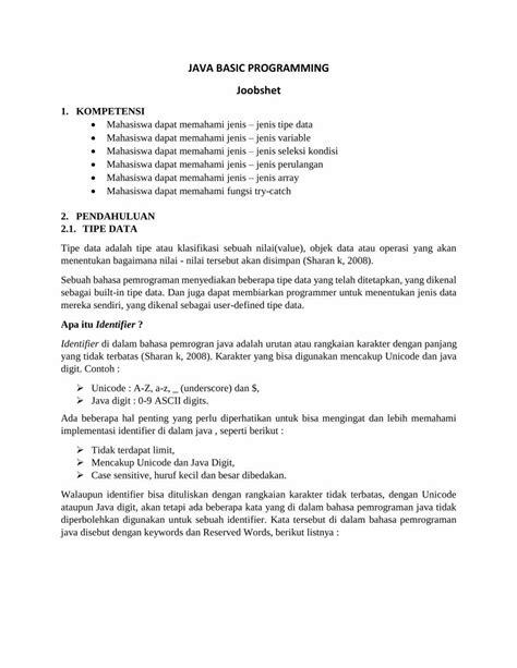 Pdf Java Basic Programming Joobshet