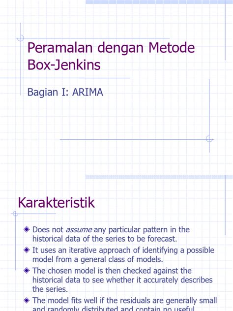 P01 Arima Pdf Autoregressive Integrated Moving Average Statistical Theory