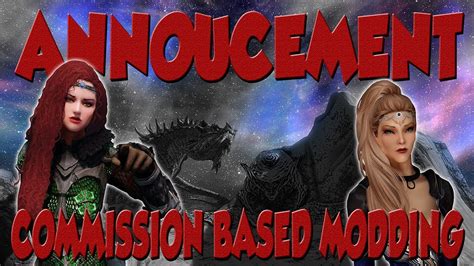 Skyrim Commission Based Modding Pcxbox Cbbe Bodyslide Announcement Youtube