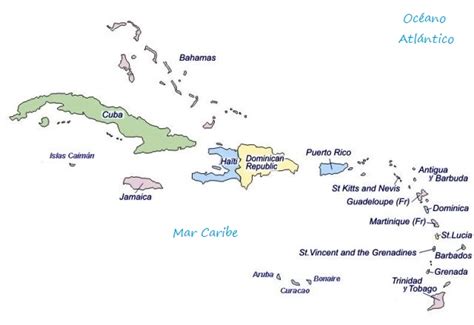 Mapa Politico Antillas ⊛ Mapa De Jamaica · Político And Físico Para