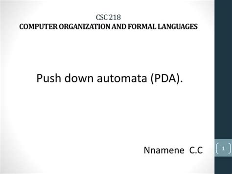 Deterministic Finite Automata Dfa Pdf