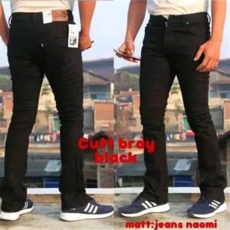 Jual Celana Panjang Cowok Celana Cutbray Jeans Pria Panjang Cut Bray