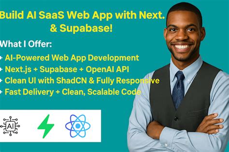 Build Ai Saas Web App With React Next Js Open Ai Api Supabase Shadcn Ui By Mikesavage3 Fiverr
