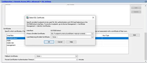 Install And Renew Certificates On Asa Managed By Asdm Cisco