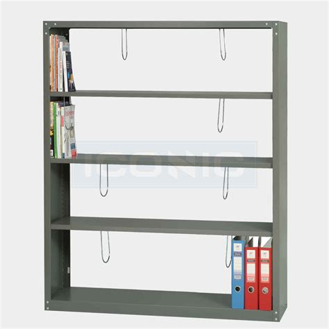 ชั้นวางหนังสือ 4 ชั้น แถวคู่ Ys 205 สินค้าไทย แข็งแรง ทนทาน ใช้ได้จริง