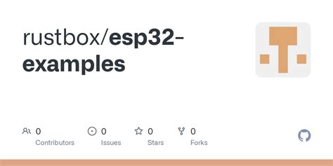 GitHub Rustbox Esp32 Examples