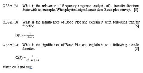solved q 3 ﻿set a ﻿what is the relevance of frequency