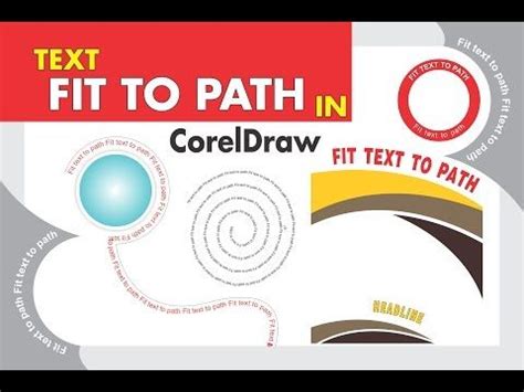 Text Fit To Path In Corel Draw With Cdtfb Coreldraw Coral Draw Easy Tutorial