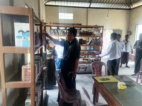 မြို့နယ်စီမံအုပ်ချုပ်ရေးအဖွဲ့ အဖွဲ့ဝင် ၂ ရပ်ကွက် ကျေးရွာကိုယ့်အားကိုယ်ကိုးစာကြည့်တိုက်များ ရှင