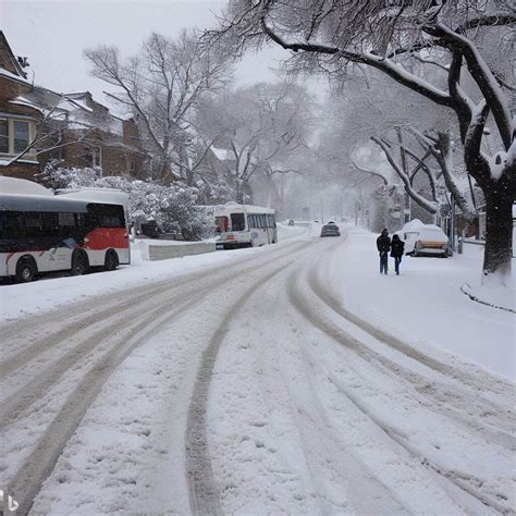 电脑自动生成的3月份多伦多大雪街景 網絡集萃 楓葉 生活論壇