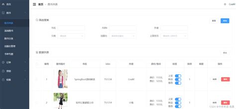 基于javaspringbootvue前后端分离书店购书系统设计与实现有视频教程如何获取springboot小项目的设计书 Csdn博客