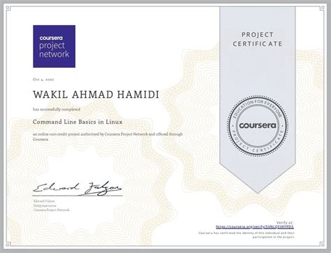 wakil ahmad hamidi on linkedin coursera project linux ubuntu xubuntu os