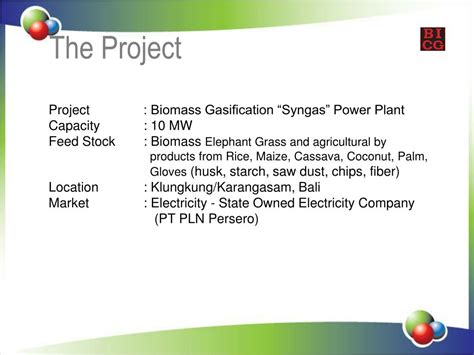 Ppt Bali Biomass Gasification Power Plant 10mw Powerpoint
