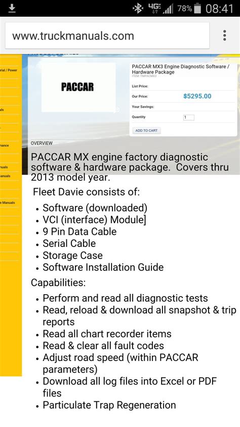 Paccar Mx 13 Fault Codes Trucking Forum 1 Cdl Truck Driver Message Board
