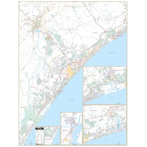 County Map Of Myrtle Beach Florence Myrtle Beach Sc Dmr Wall Maps