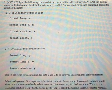 Solved Matlab Can Somebody Please Complete This In Matlab