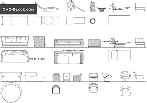 8 Pics Lounger Sofa Cad Block And Review Alqu Blog
