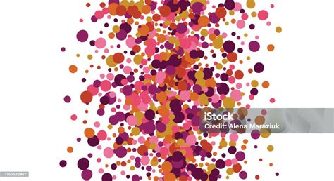 다양한 크기의 화려한 공이 있는 추상적인 배경입니다 다채로운 무작위 비행 공 가로 배경입니다 텍스트를 위한 공간 벡터 일러스트 레이 션 곡선에 대한 스톡 벡터 아트 및 기타