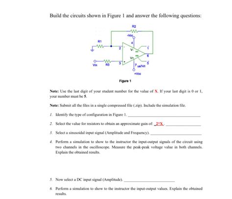 Solved Build The Circuits Shown In Figure And Answer The Chegg